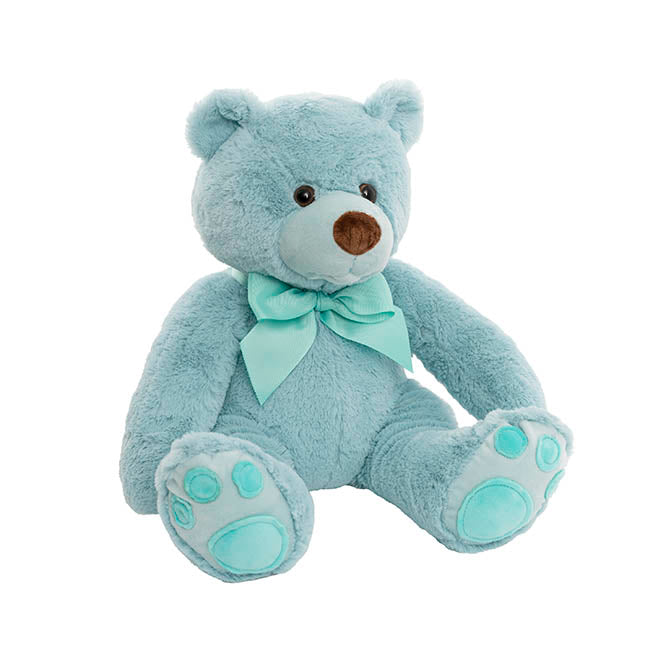 Teddy Bear Mojo Plush Soft Toy Soft Teal (40cmHT) – The Soft Toy Shop