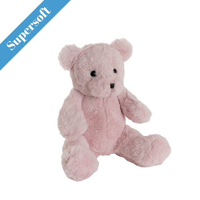 Alex Teddy Bear Dusty Pink (20cmST) – The Soft Toy Shop